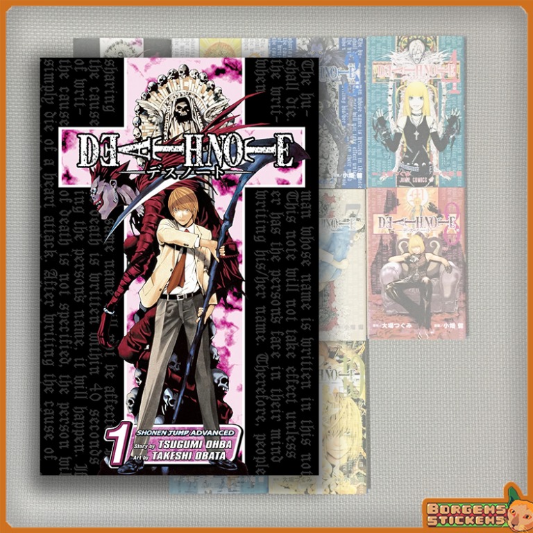 Death Note Manga Volume 1 - 10 / Japanese / Used / Untranslated ...