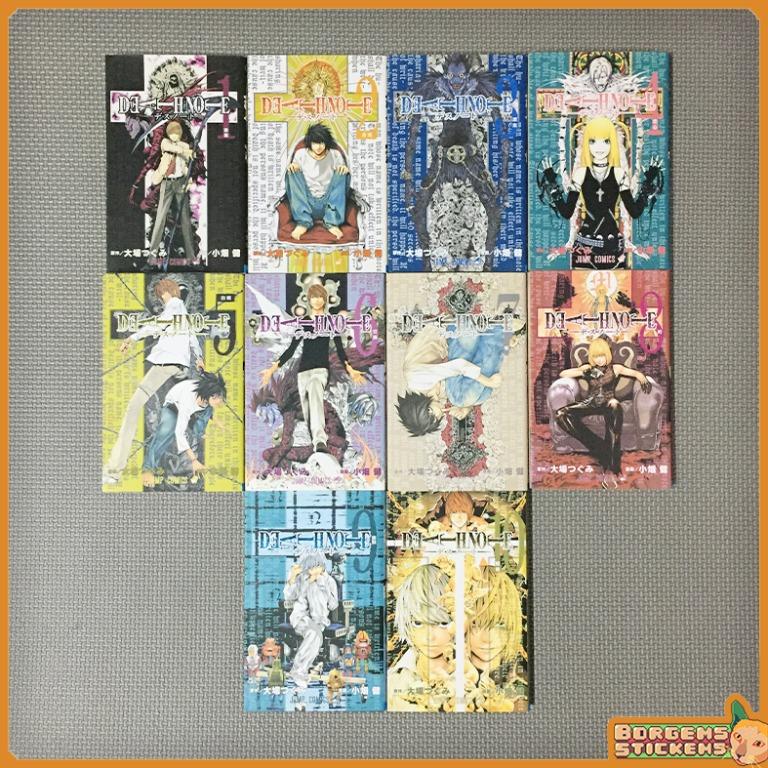 Death Note Manga Volume 1 - 10 / Japanese / Used / Untranslated ...