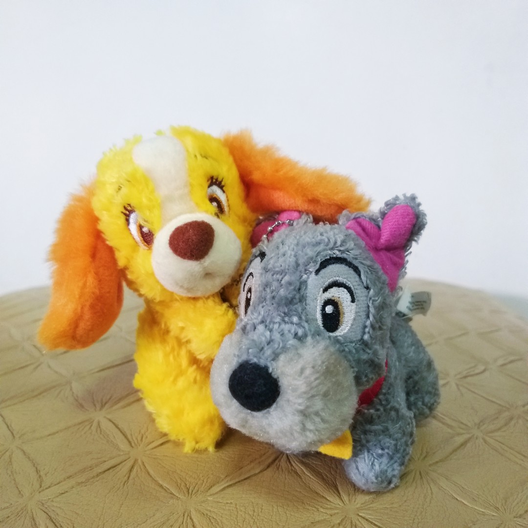 Disney The Lady and the Tramp Stuffed Plush Toy Charm, Hobbies & Toys ...