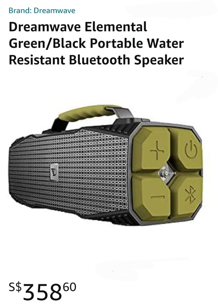 Dreamwave Elemental BT speaker, Audio, Soundbars, Speakers & Amplifiers ...