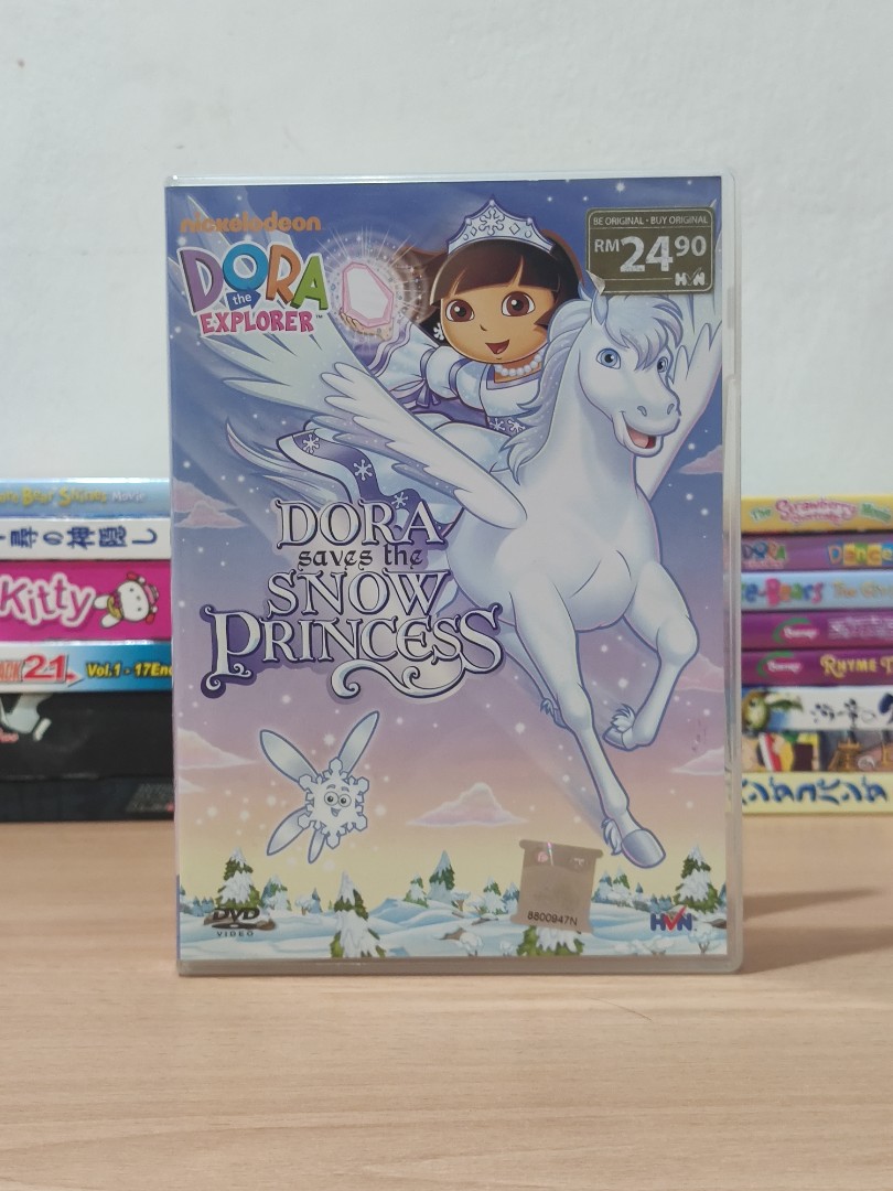(DVD) Dora The Explorer Dora Saves The Snow Princess, Hobbies & Toys ...
