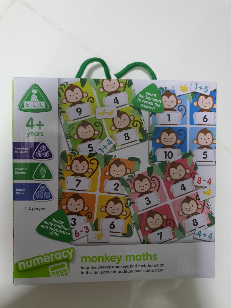 ELC monkey maths, Hobbies & Toys, Toys & Games on Carousell