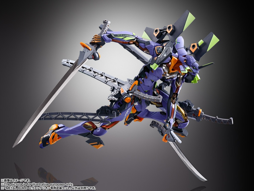 Evangelion : Metal Build - Eva 01 Test Type + Weapon Set *weapon set ...