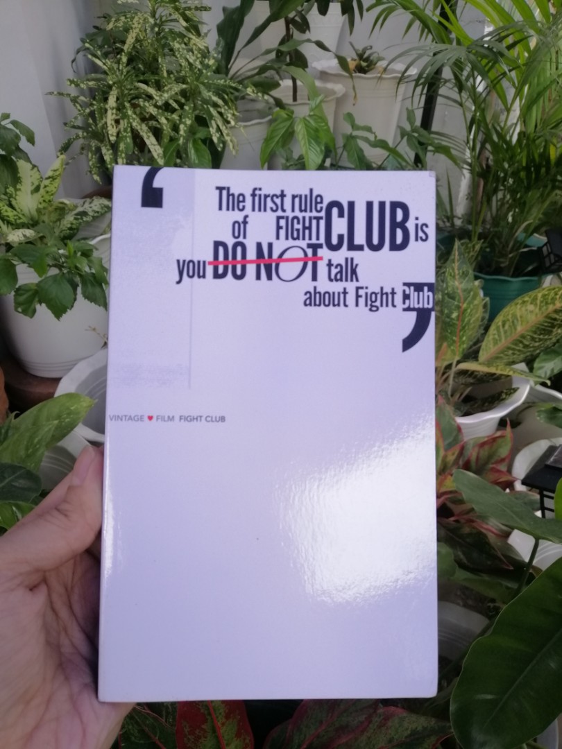 Fight Club, Hobbies & Toys, Books & Magazines, Fiction & Non-Fiction on ...