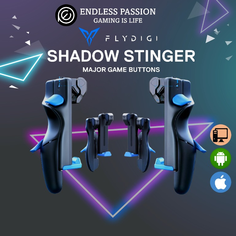 Flydigi Shadow Stinger CapAir Mapping Game Trigger Gamepad for All Game for iPhone Android ...