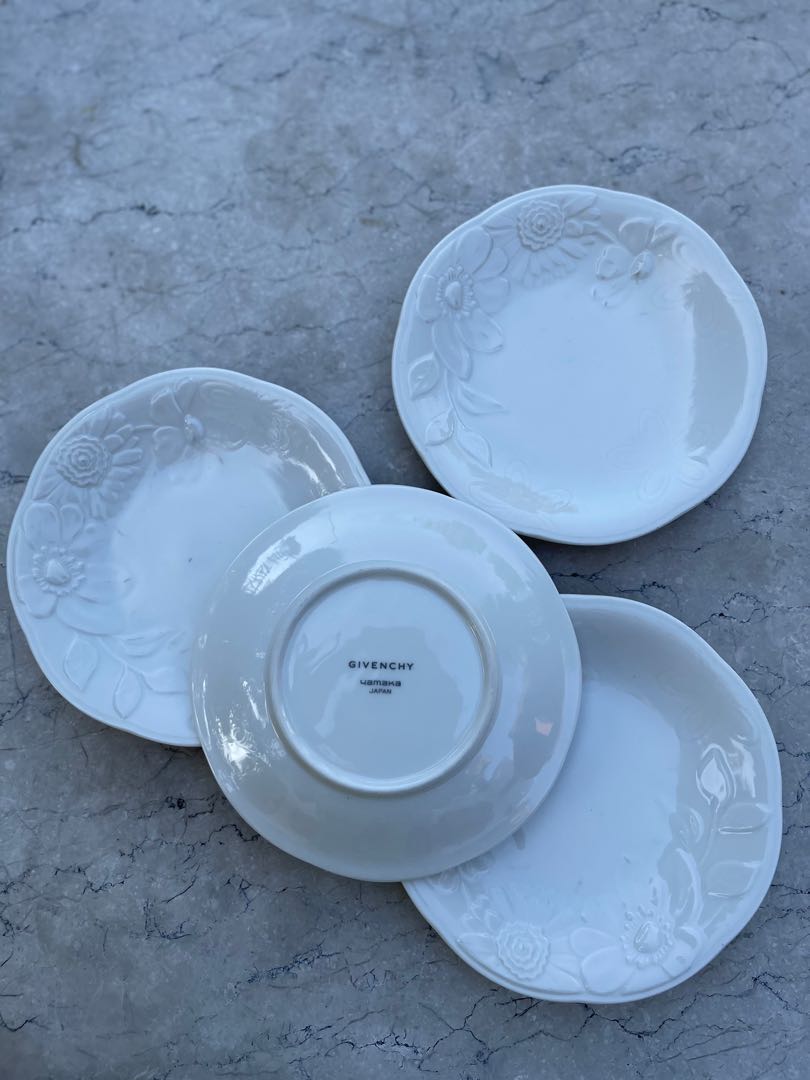 Givenchy vintage plates, Furniture & Home Living, Kitchenware ...