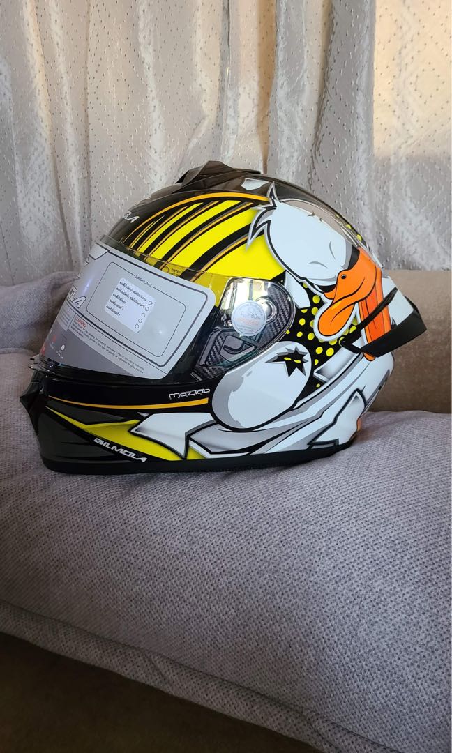 HELMET FULL FACE DUCK OFF, Motorbikes, Motorbike Parts & Accessories ...