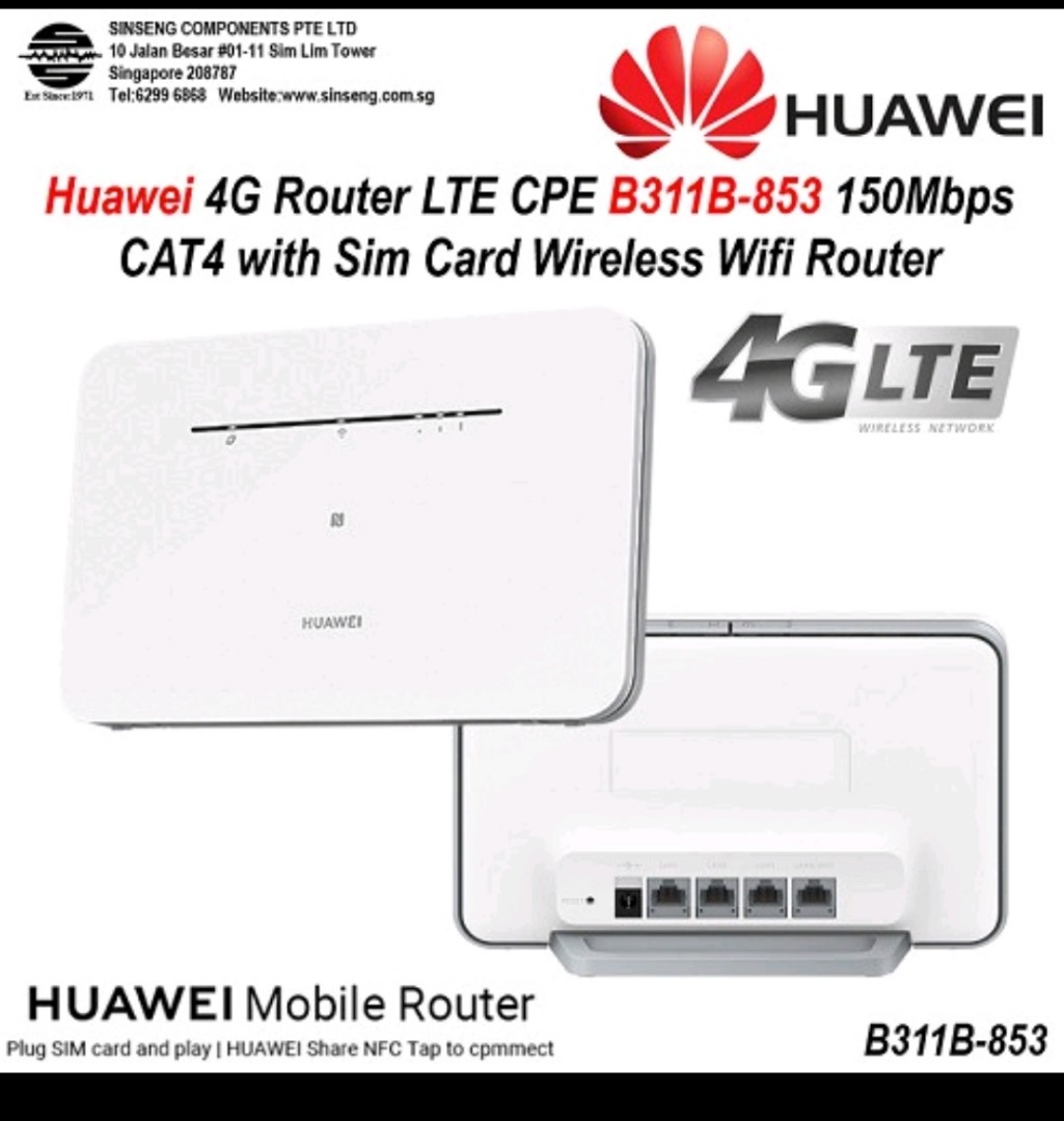 Huawei sim router wifi, Computers & Tech, Parts & Accessories ...