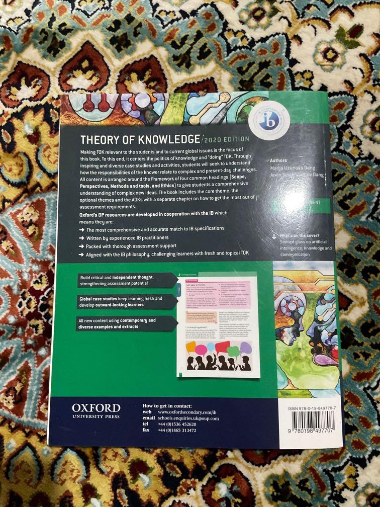 IB DIPLOMA Theory of Knowledge course companion 2020 edition, Hobbies ...