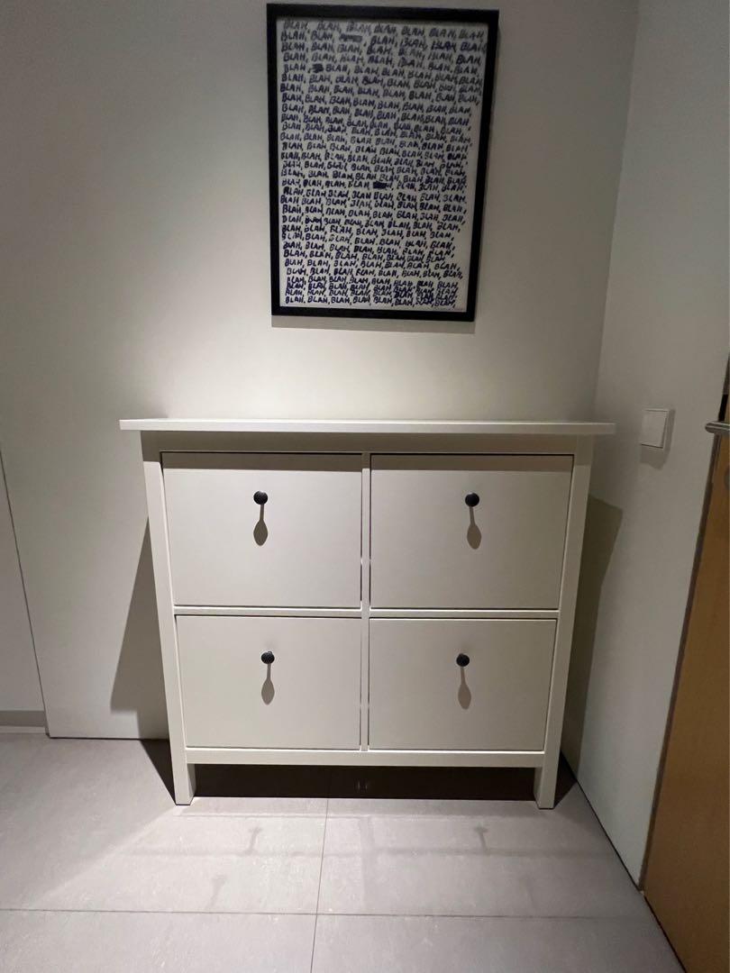 IKEA HEMNES shoe rack (like new), Furniture & Home Living, Furniture ...