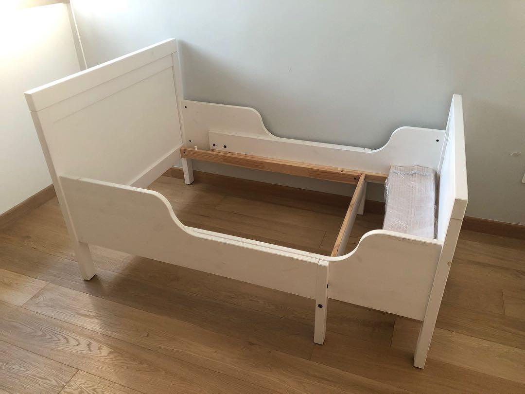 Ikea Sundvik extendable junior bed frame, Babies & Kids, Baby Nursery ...