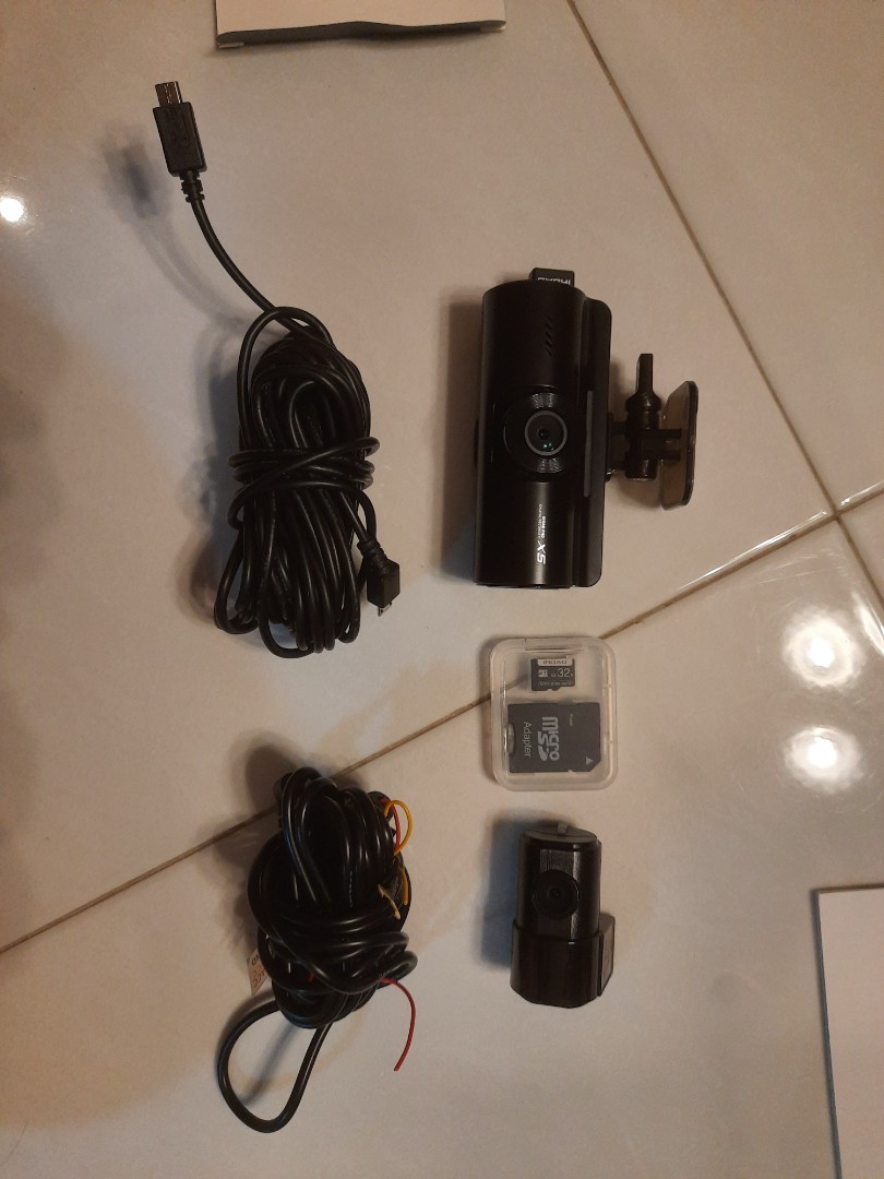 Car dash cam : Iroad x5 full set with cables & sd card, Car Accessories ...