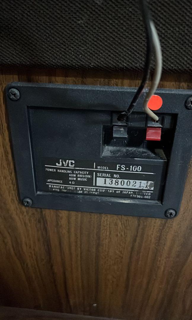 JVC vintage speakers FS-100, Audio, Soundbars, Speakers & Amplifiers on ...