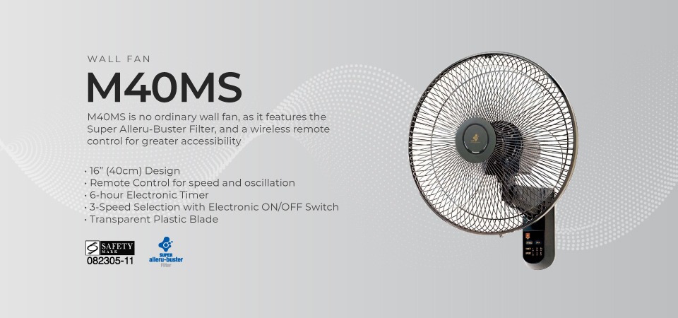 KDK Wall Fan M40MS (new), Furniture & Home Living, Lighting & Fans ...