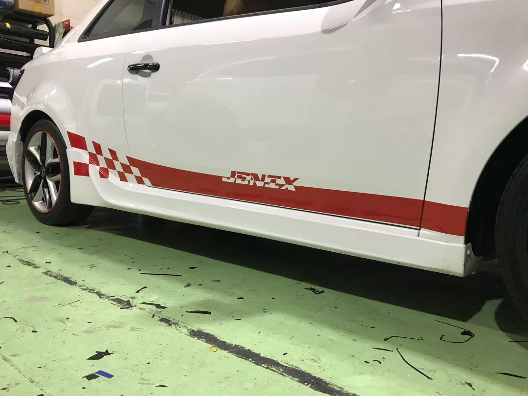 Kia Kopi side door decal/ Side door sticker/ Racing Strip, Car ...