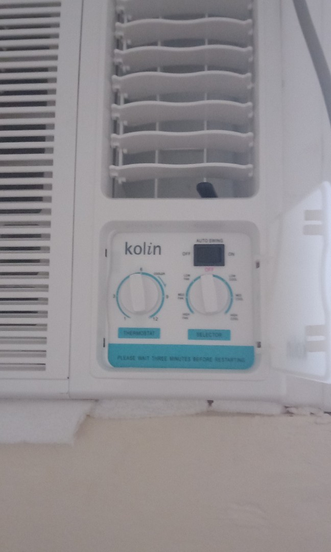 Kolin 0.75hp Window Type AC, TV & Home Appliances, Air Conditioning and ...