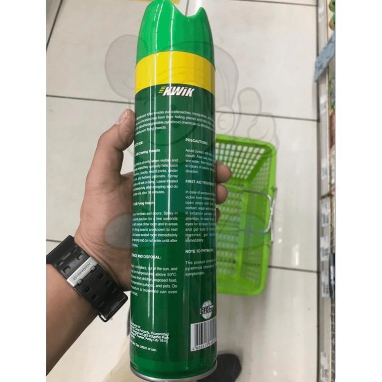 Kwik Multi Insect Killer Spray 600ml, Health & Nutrition, Insect ...