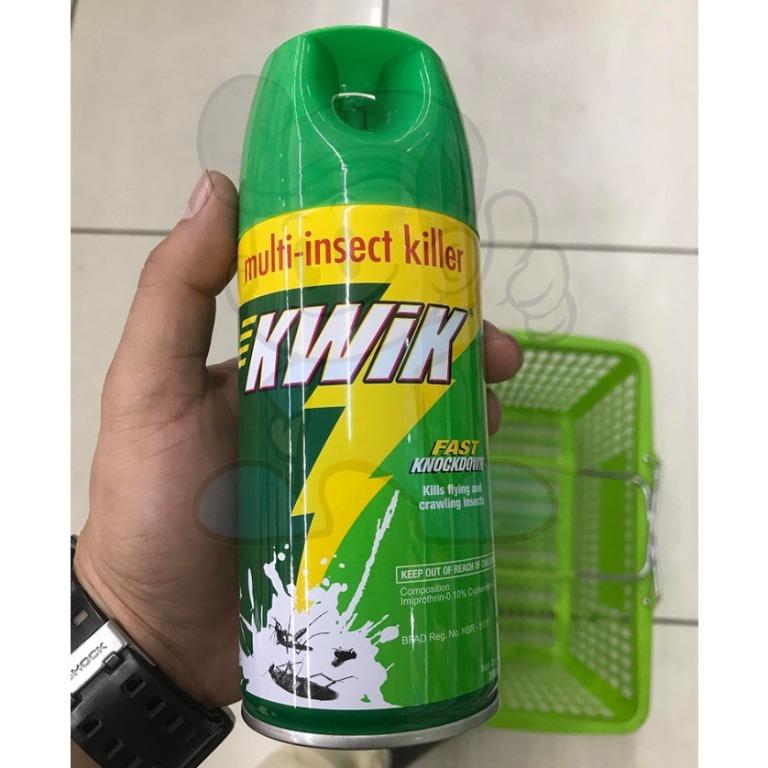 Kwik Multi Insect Killer Spray (2 x 300ml), Health & Nutrition, Insect ...