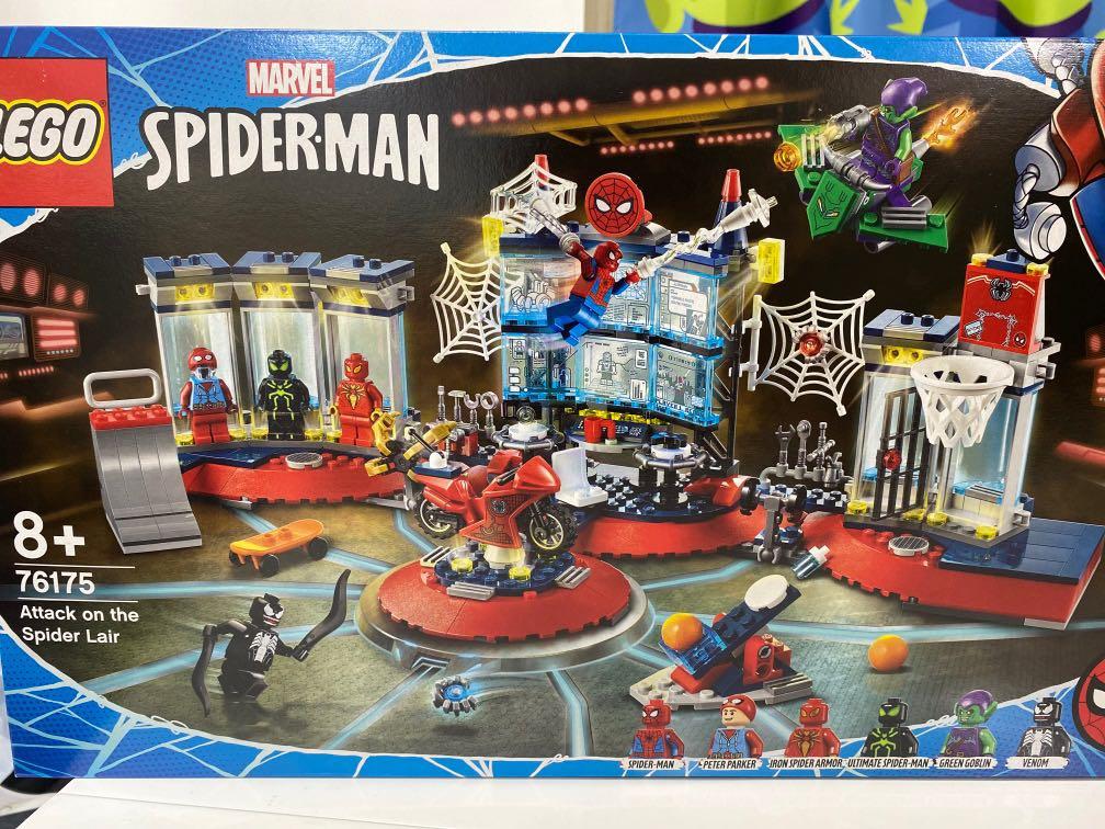LEGO 76175 SPIDER MAN MARVEL IRONMAN VENOM GREEN GOBLIN, 興趣及遊戲, 玩具 & 遊戲 ...