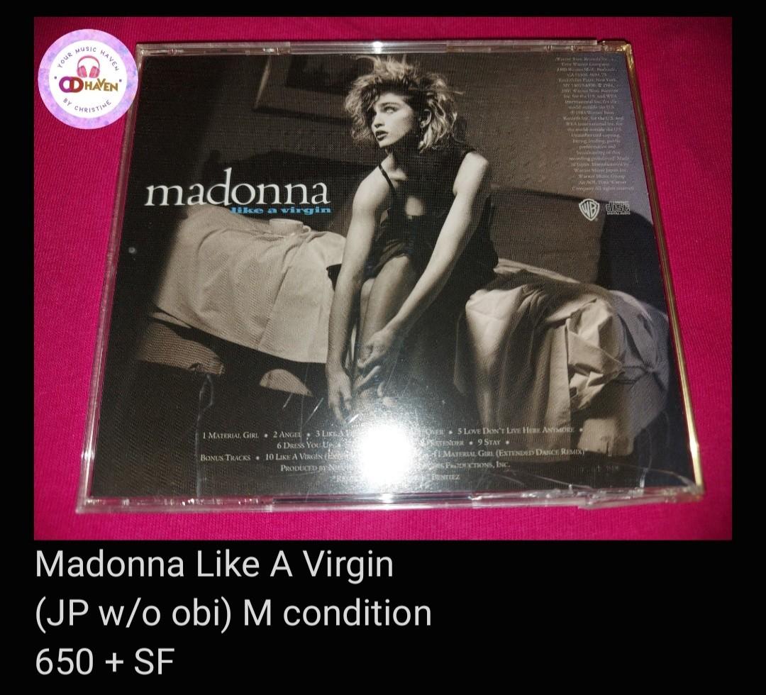 Madonna Like A Virgin CD (unsealed), Hobbies & Toys, Music & Media, CDs & DVDs on Carousell