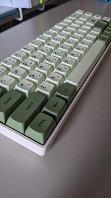 Matcha keycaps Mechanical keyboard linear TKL 68, Computers & Tech, Parts & Accessories ...