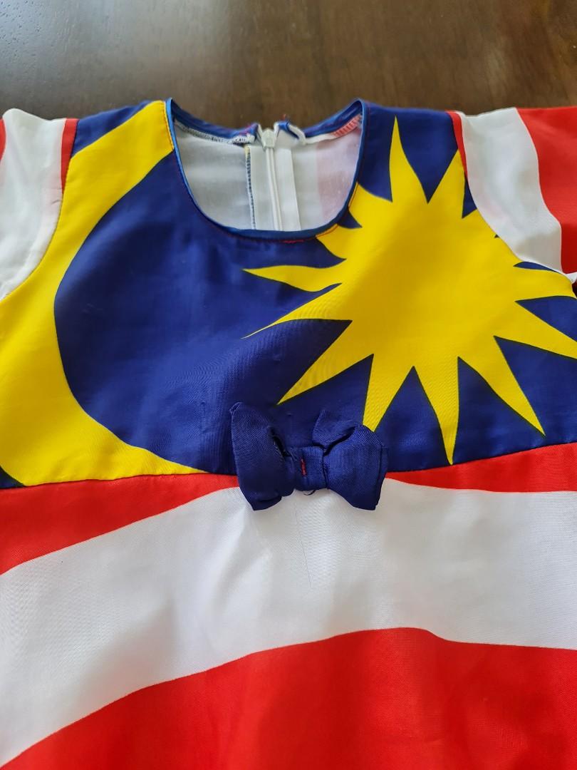 Merdeka Dress / Jalur Gemilang / Malaysia Flag, Babies & Kids, Babies ...