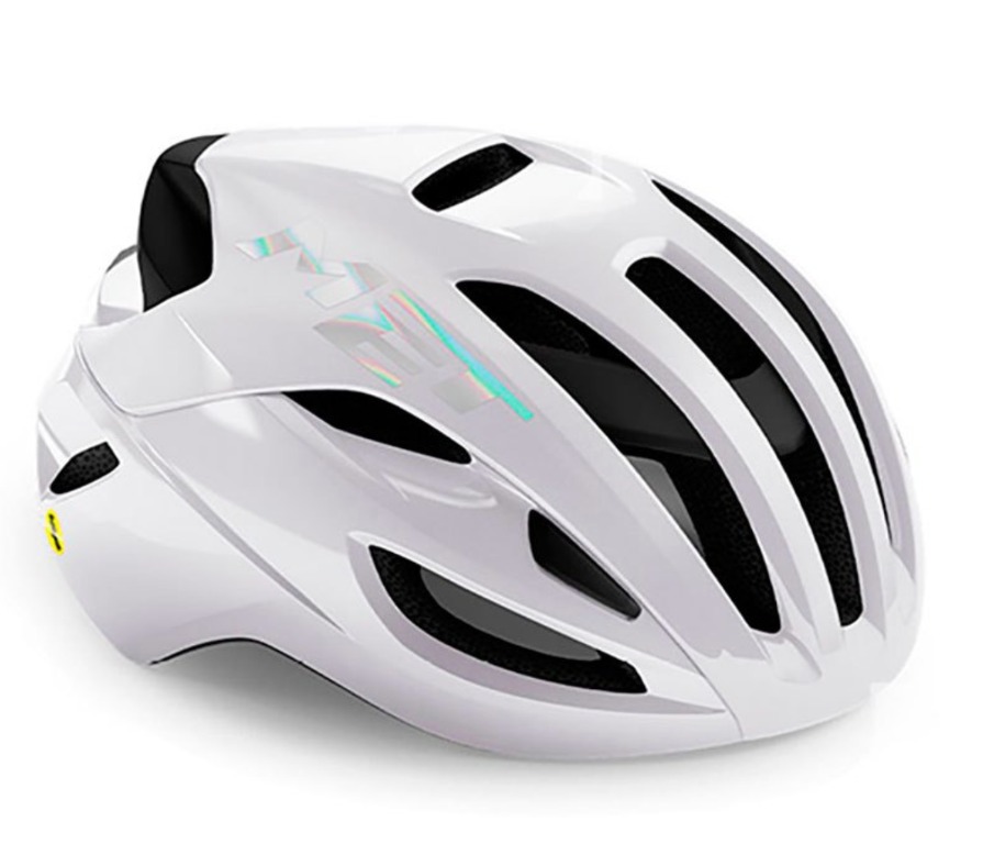 MET Rivale II / MIPS / Glossy White with Oil Slick decals, Sports ...