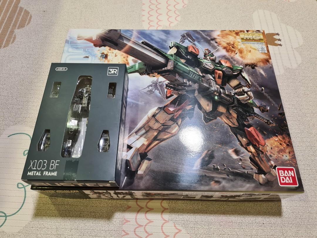 MG 1/100 Buster Gundam - die cast metal inner frame, Hobbies & Toys ...