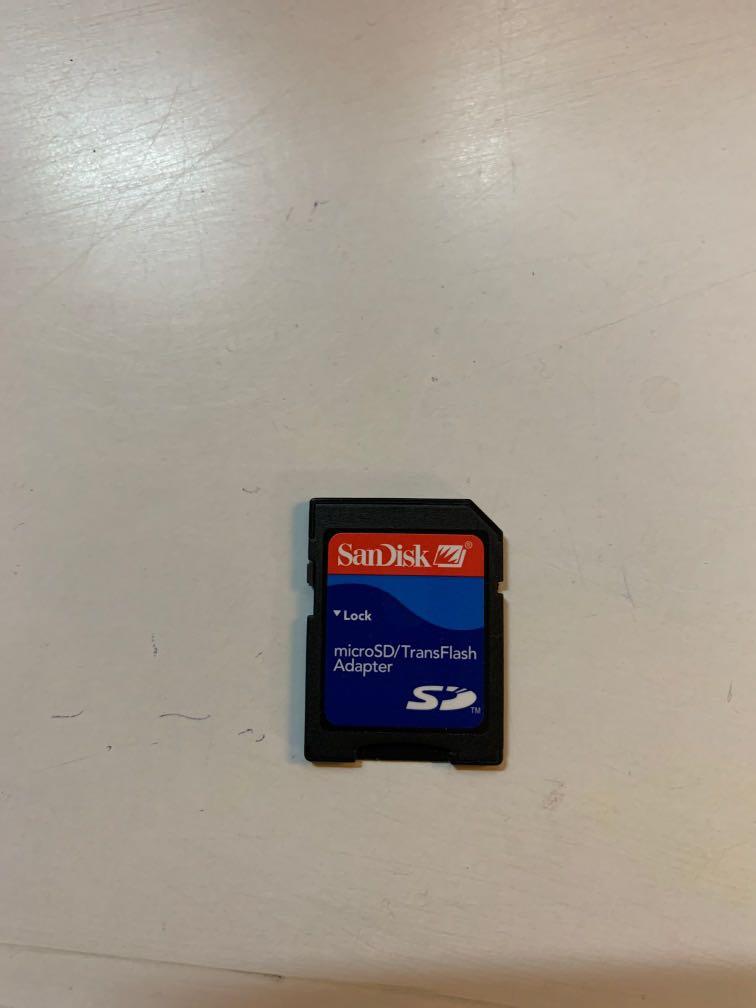 MicroSD/Transflash Adapter, 電腦＆科技, 電腦周邊及配件, 電腦線、轉接線及轉換器 - Carousell