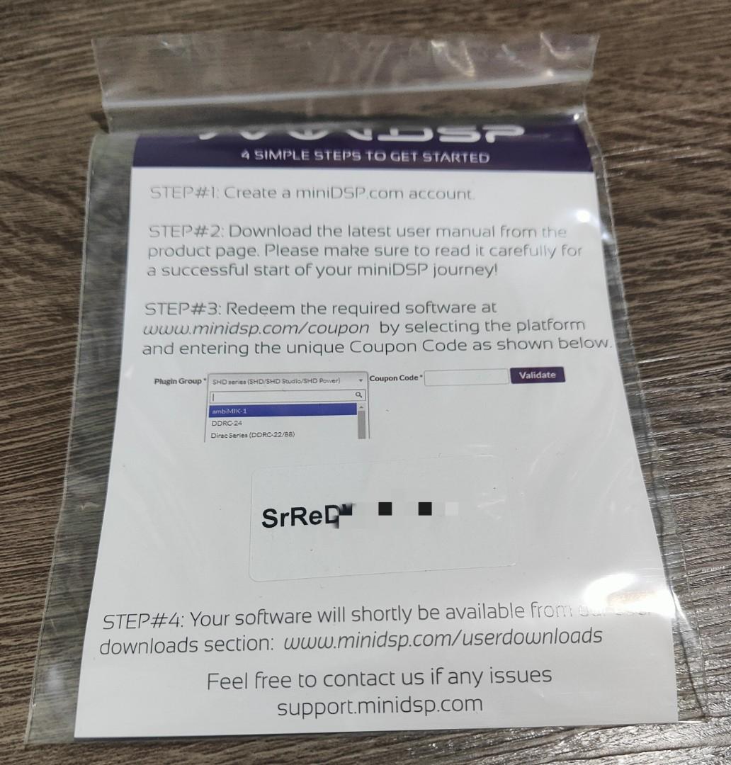 Minidsp MCHStreamer Kit DIY. Not Minidsp 2x4HD, Minidsp Flex, Umik mic ...