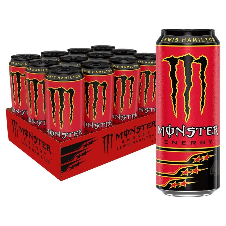 Monster Energy Drink Lewis Hamilton Special Edition, Food & Drinks ...