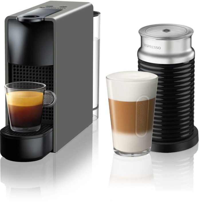 Nespresso Essenza Mini Intense Grey & Aeroccino Bundle, TV & Home ...