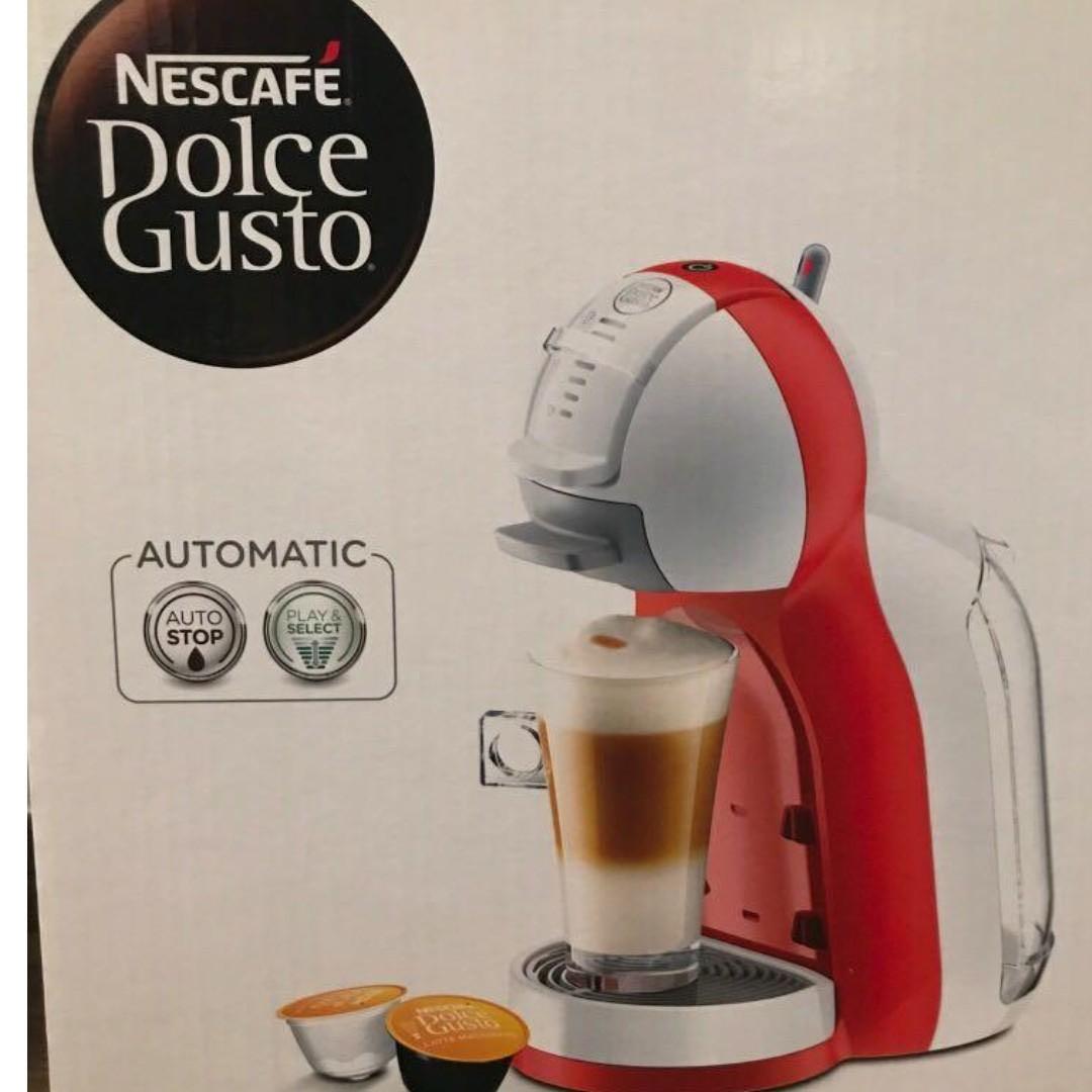 Nestle Nescafe Dolce Gusto Red & White Mini Me MD9770-RW, TV & Home ...