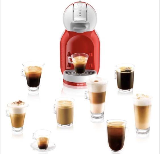 Nestle Nescafe Dolce Gusto Red & White Mini Me MD9770-RW, TV & Home ...