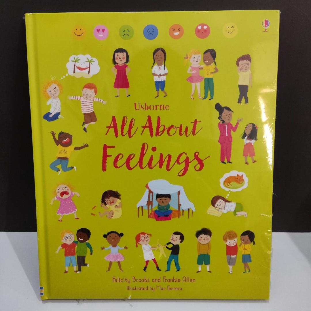 NEW Usborne All About Feelings segel murah, Buku & Alat Tulis, Buku ...