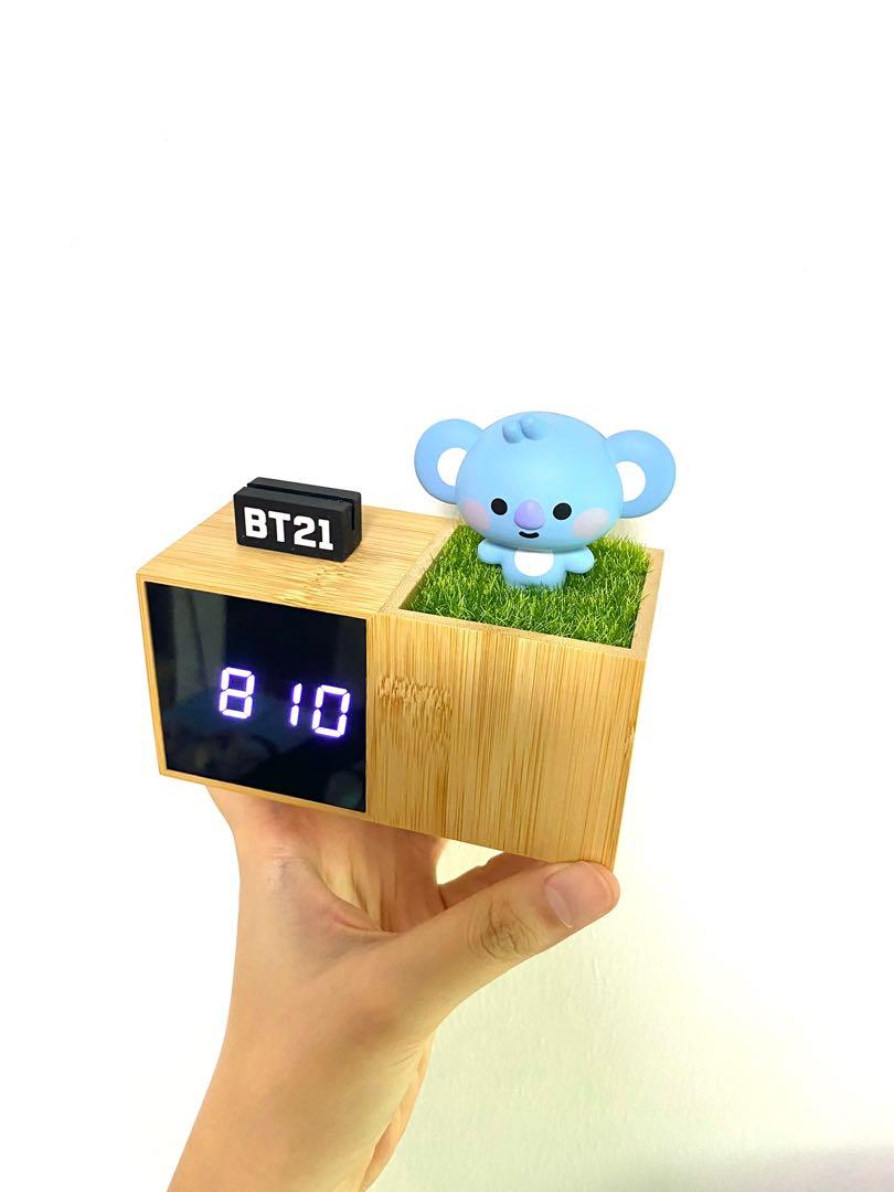 Official BTS BT21 KOYA Baby Digital Desk / Alarm Clock, Hobbies & Toys ...