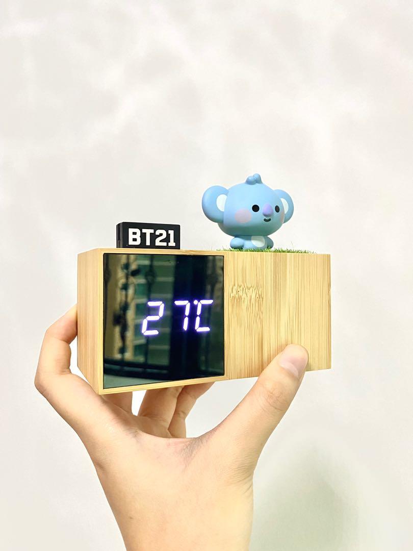 Official BTS BT21 KOYA Baby Digital Desk / Alarm Clock, Hobbies & Toys ...