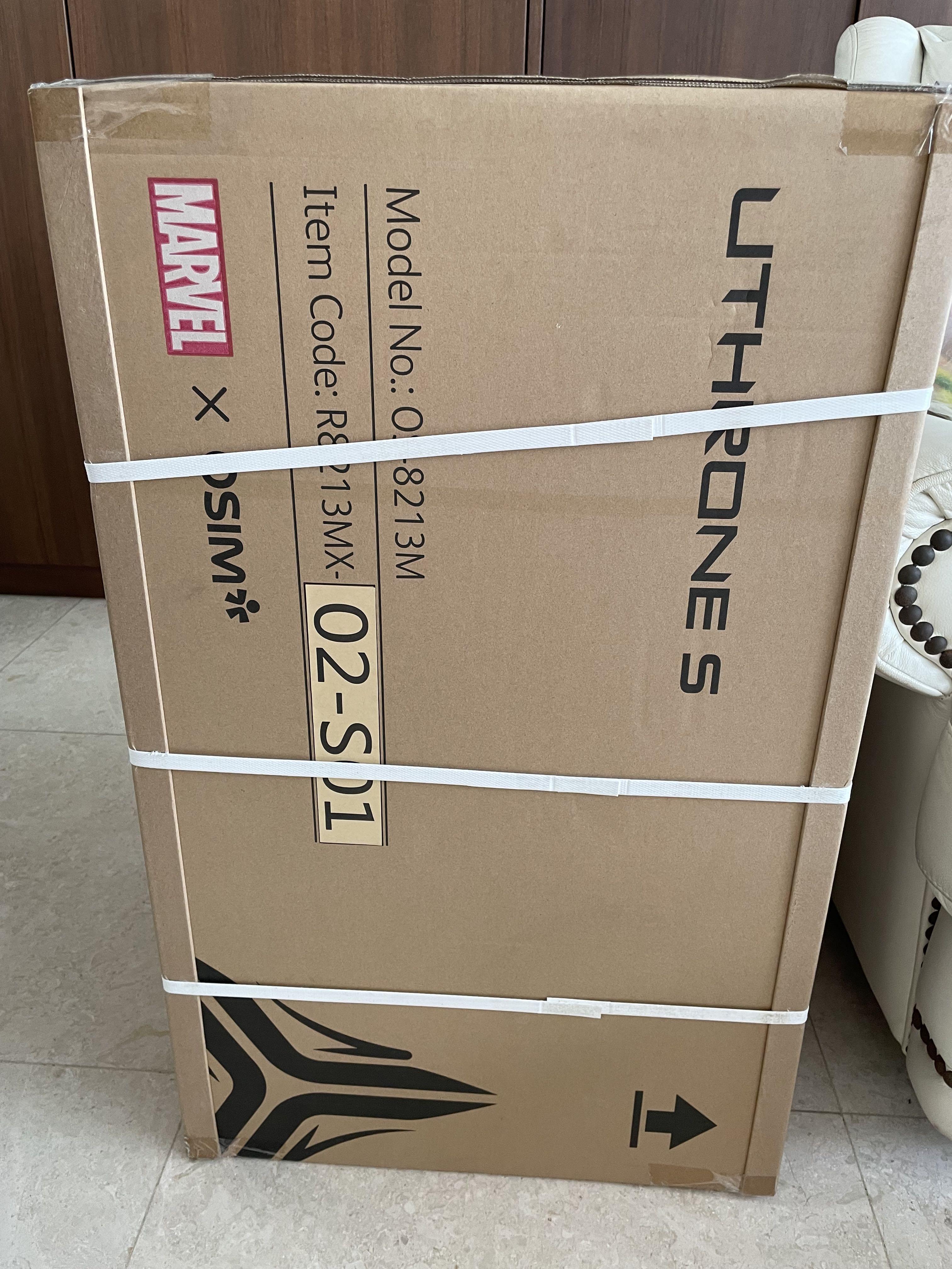 Osim uThrone S Gaming Chair Marvel Spiderman, Furniture & Home Living ...