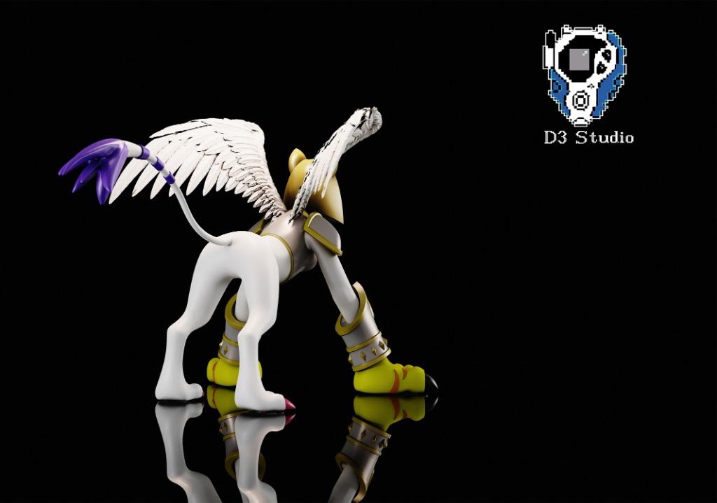 [PO] D3 Studio - Nefertimon And Pegasusmon Figure Statue, Hobbies ...