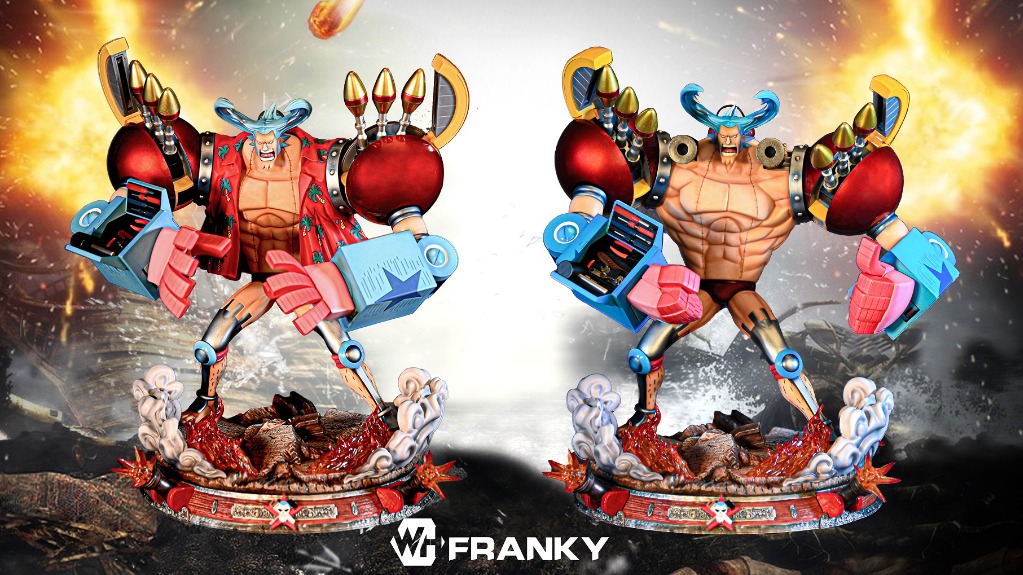 [PO] WH Studio - Franky Figure Statue, Hobbies & Toys, Toys & Games on ...