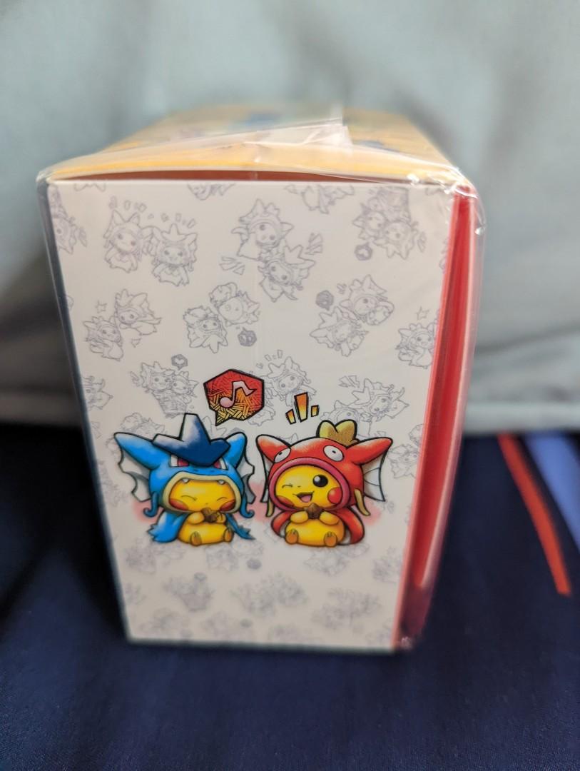 Pokemon Pikachu Poncho wearing Gyrados/Magikarp card deck board box ...