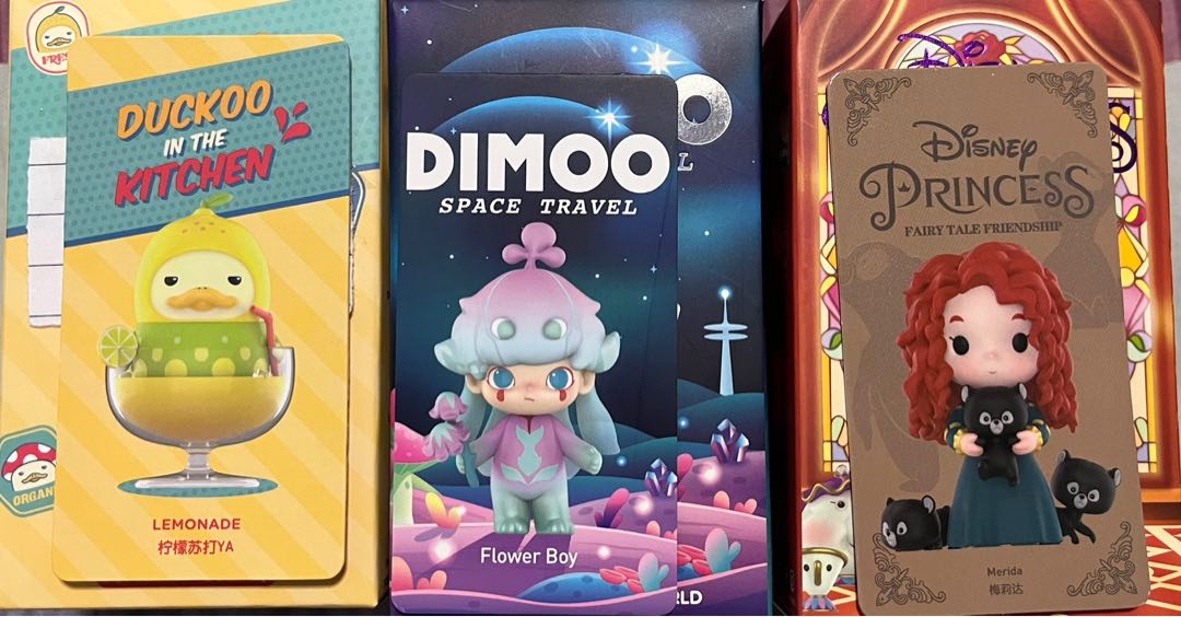 popmart duckoo in kitchen, dimoo space travel, disney princess ...