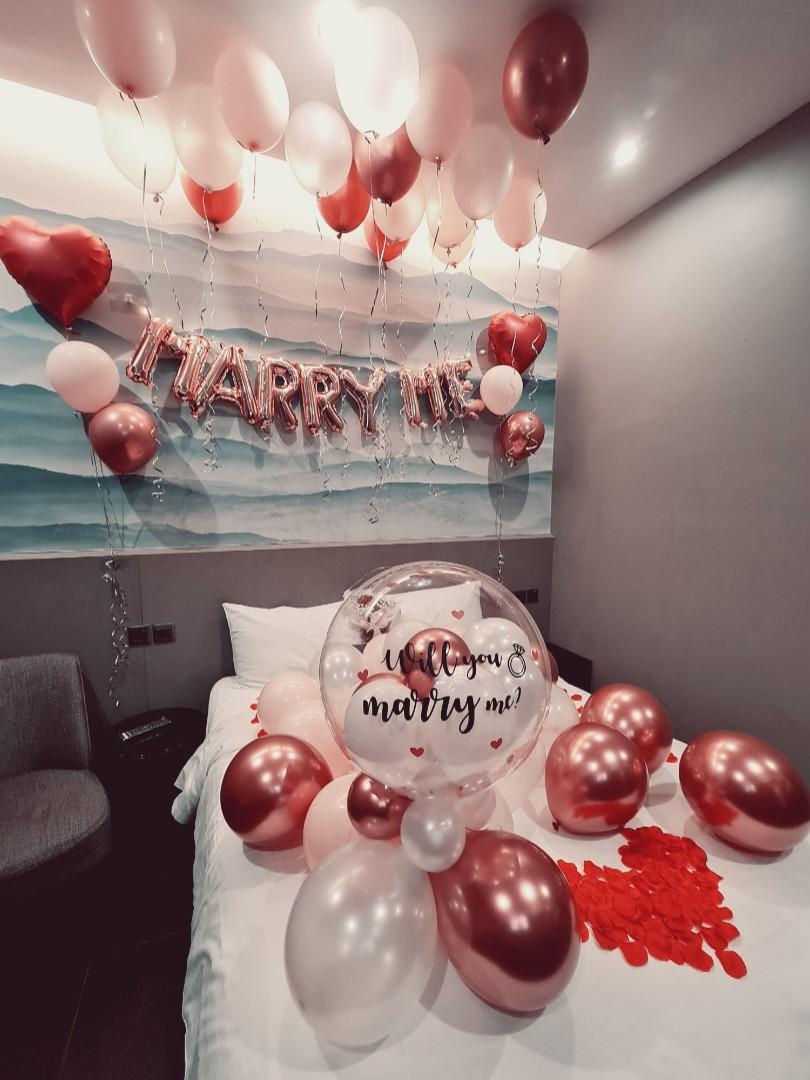 Proposal decorations, marry me decorations, birthday decorations ...