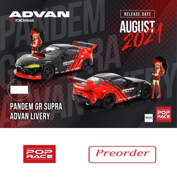 Ready stock POP Race 1/64 Toyota Supra GR Advan Evangelion Collaboration Limited edition ...