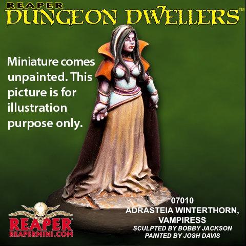 Reaper Bones - Vampiress Miniature for Dungeon & Dragons & other RPG ...