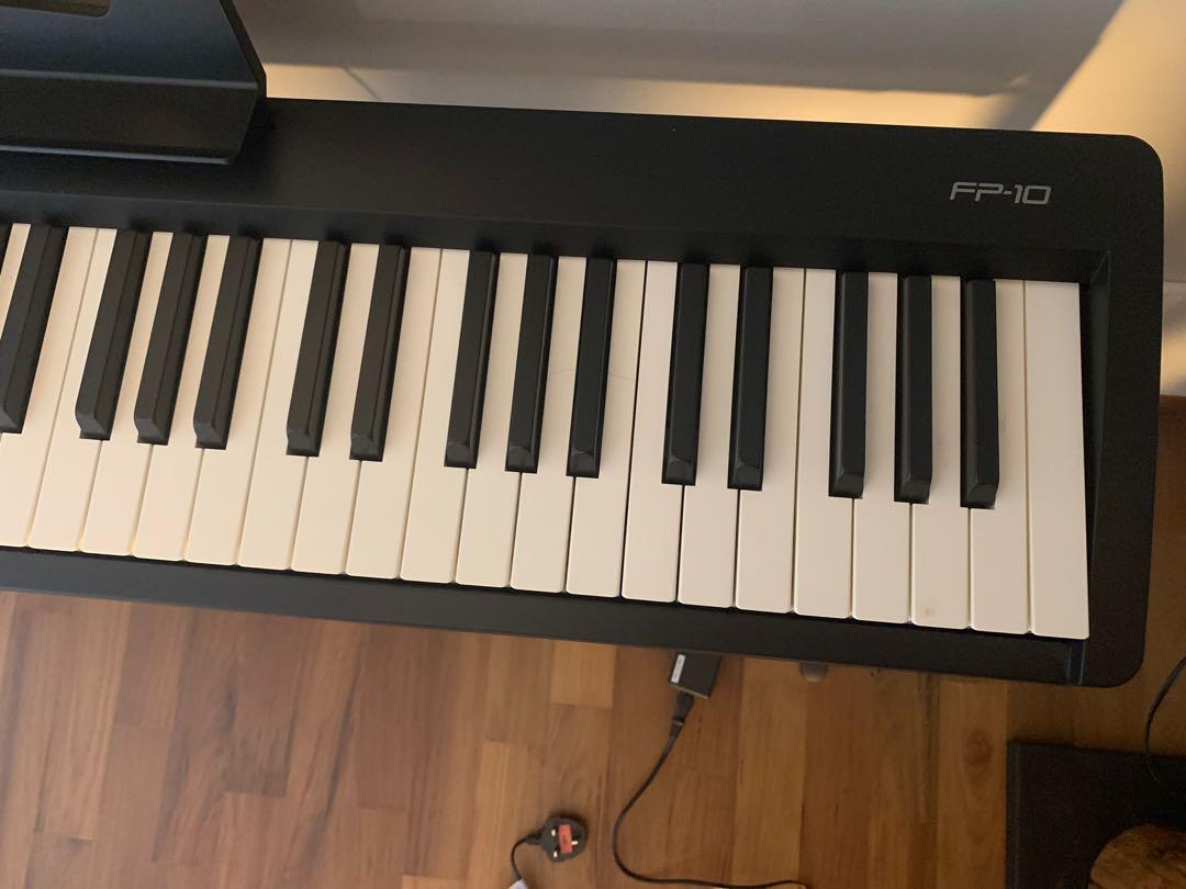 Roland FP-10 Piano with Dedicated Stand, Hobbies & Toys, Music & Media ...