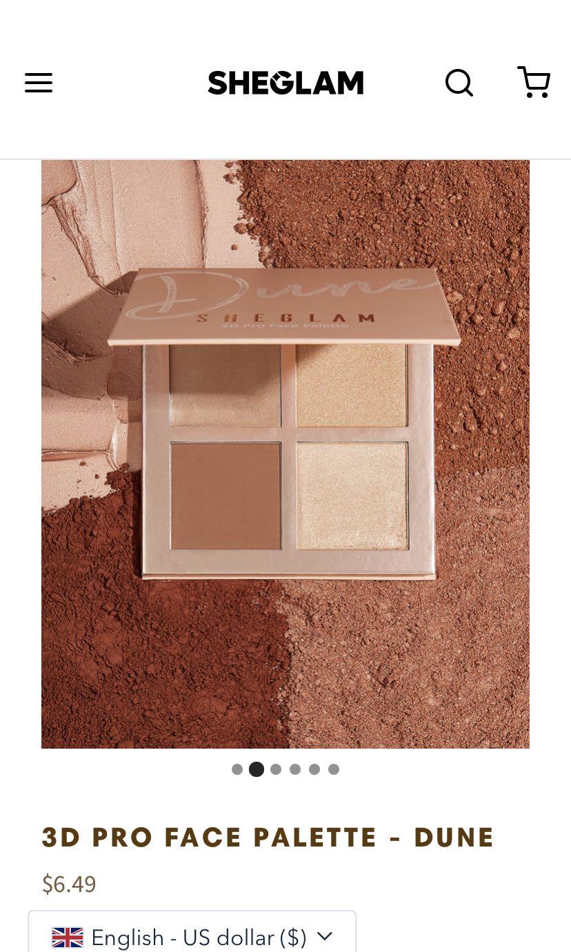 sheglam 3D pro face palette, Beauty & Personal Care, Face, Makeup on ...