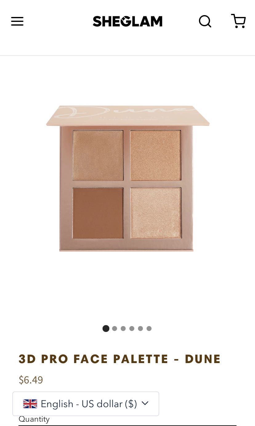 sheglam 3D pro face palette, Beauty & Personal Care, Face, Makeup on ...