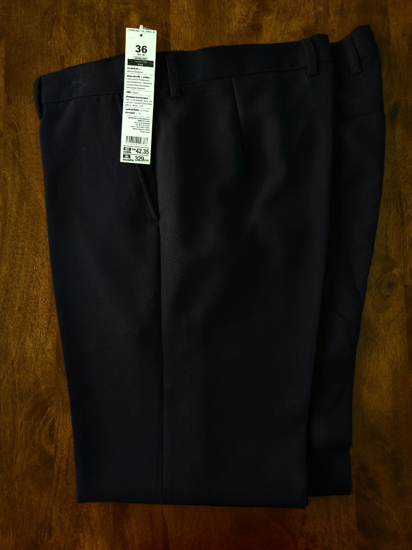 Slack Hitam F&F, Men's Fashion, Bottoms, Trousers on Carousell