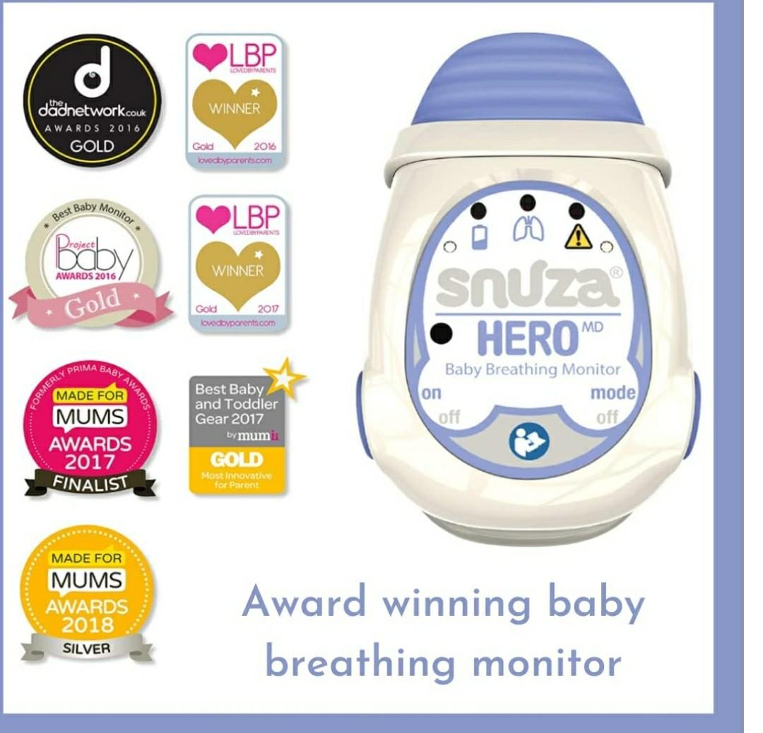 Snuza Hero MD (Medically Certified) Portable Baby Breathing Monitor ...